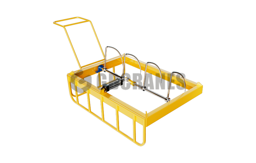 Straw Bale Grab Operated by a Single Person