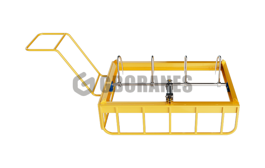 Straw Bale Grab Operated by a Single Person