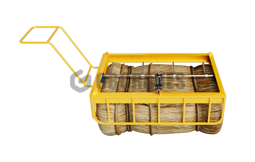 Straw Bale Grab Operated by a Single Person